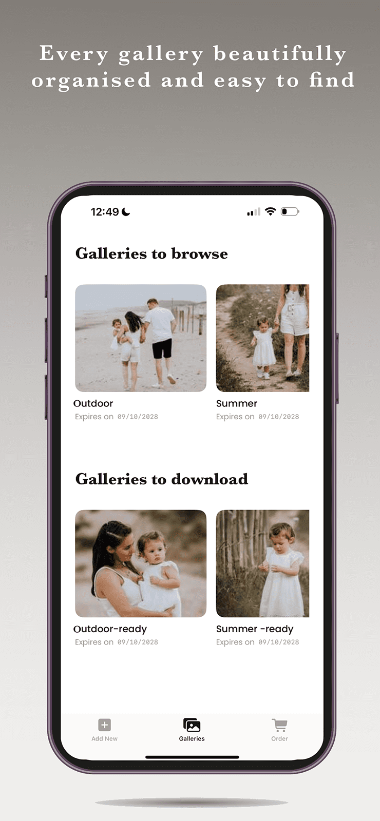 Safe Frame for Photographers | Secure Client Galleries App